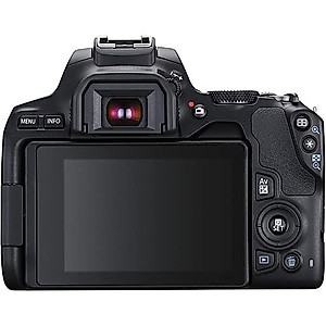 Canon EOS Rebel SL3 DSLR Camera with 18-55mm Lens (Black), EOS Bag, Sandisk Ultra 64GB Card, Cleaning Set and More (Renewed)
