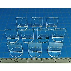 LITKO 1-inch Wargame Counter Stands, Clear (10)