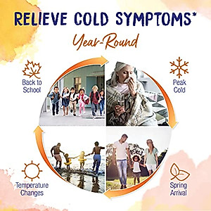 Boiron ColdCalm Tablets for Relief of Common Cold Symptoms Such as Sneezing, Runny Nose, Sore Throat, and Nasal Congestion - Non-Drowsy - 60 Count