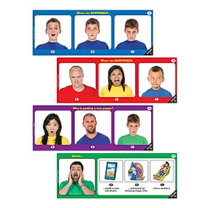 Super Duper Publications | Emotions Skill Strips® Photo Flash Cards | Educational Learning Resource for Children