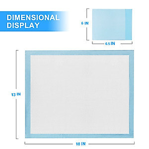 Zdolmy 100 Pack Baby Disposable Changing Pads, Disposable Underpads Waterproof Diaper Changing Pad, Super Soft, Ultra Absorbent & Waterproof, Breathable Underpads Bed Table Protector Mat