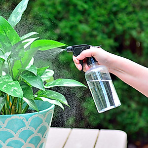 Youngever 6 Pack Empty Plastic Spray Bottles, Spray Bottles for Hair and Cleaning Solutions (8oz)