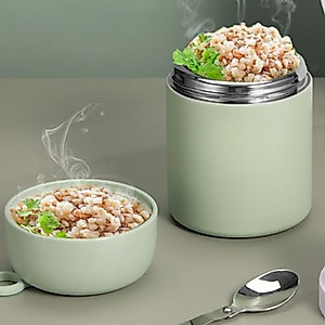 SWOOMEY Vacuum Flask Food Container Hot Lunch Containers Food Kits for Adults Containers for Food Insulated Cup Flatware Serving Utensils Portable Cup Stainless Steel Stew Pot Student Pp