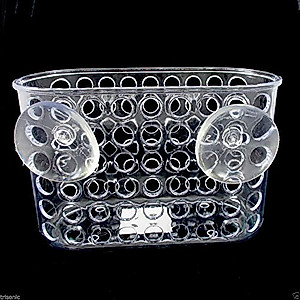 Trisonic Shower Caddy Bath Bathroom Organizer Storage Basket Soap Holder W/Suction Cups