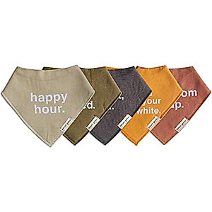 Denver James Bandana Feeding Drool Baby Bib I Soft Organic Cotton I Fleece Back