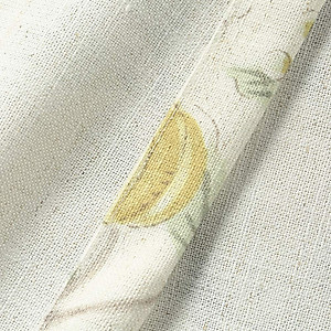 VOGOL Floral Printed Curtain Valance, Fresh Blossoms Small Curtains for Living Room, Rod Pocket Modern Window Valances for Dining Room, One Panel, 52x18, Green