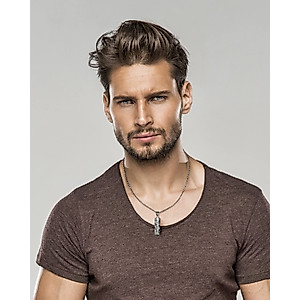 Alef Bet by Paula Mezuzah Shema Israel Hebrew Prayer Necklace Sterling Silver Men and Women on Adjustable Chain with Prayer Inside For Bar Mitzvah, Birthday Presents and Holiday Gifts