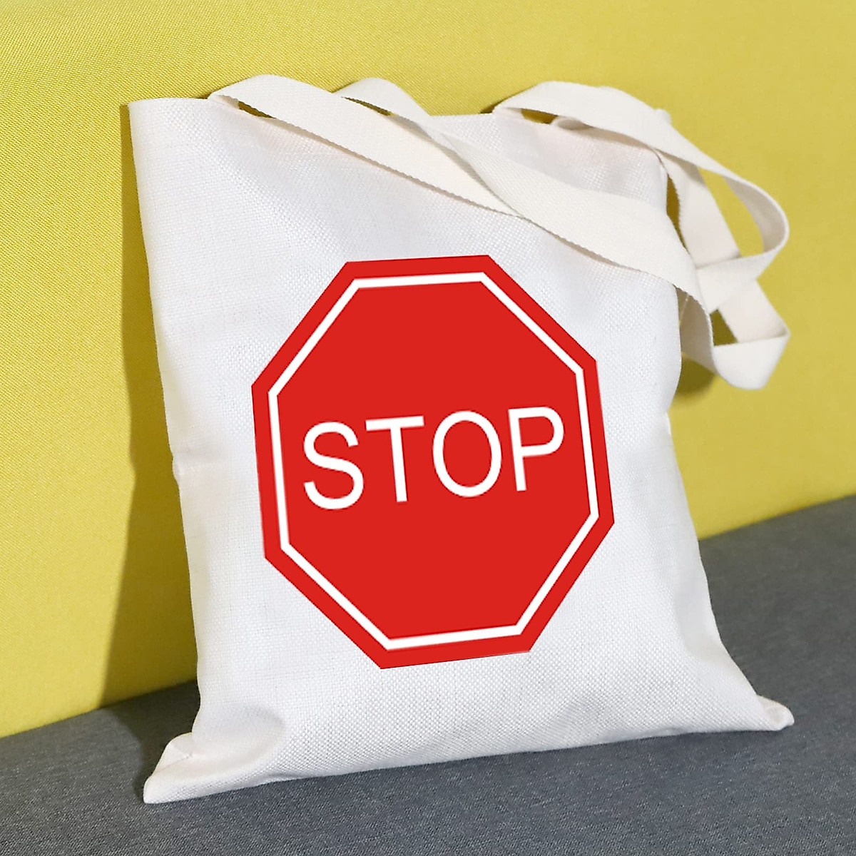 MNIGIU Crossing Guard Tote Bag Crossing Guard Appreciation Gift Best Crossing Guard Ever Shopping Bag for Crossing Guard (Shopping Bag)