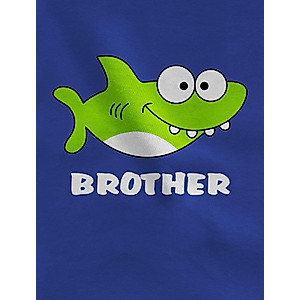 Big Brother Little Brother Outfits Shark Matching Gifts for Siblings Set Brother Gray 3T / Baby Gray 12M (6-12M)