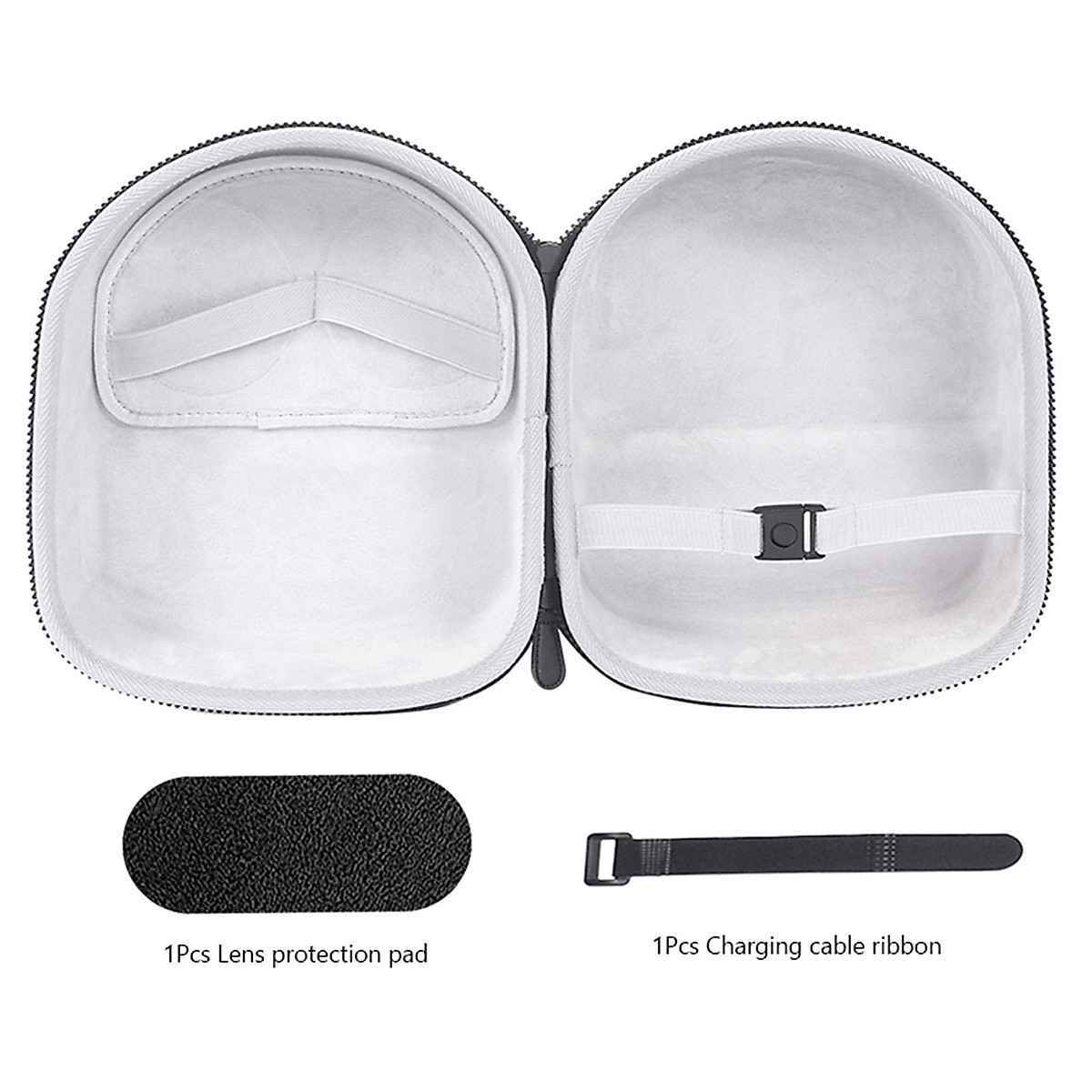 Carrying Case Compatible with Oculus Quest 2 | VR Gaming Headset and Touch Controllers Accessories Storage Bag | Waterproof Hard EVA Case for Oculus Quest 2/1 and Other Accessories