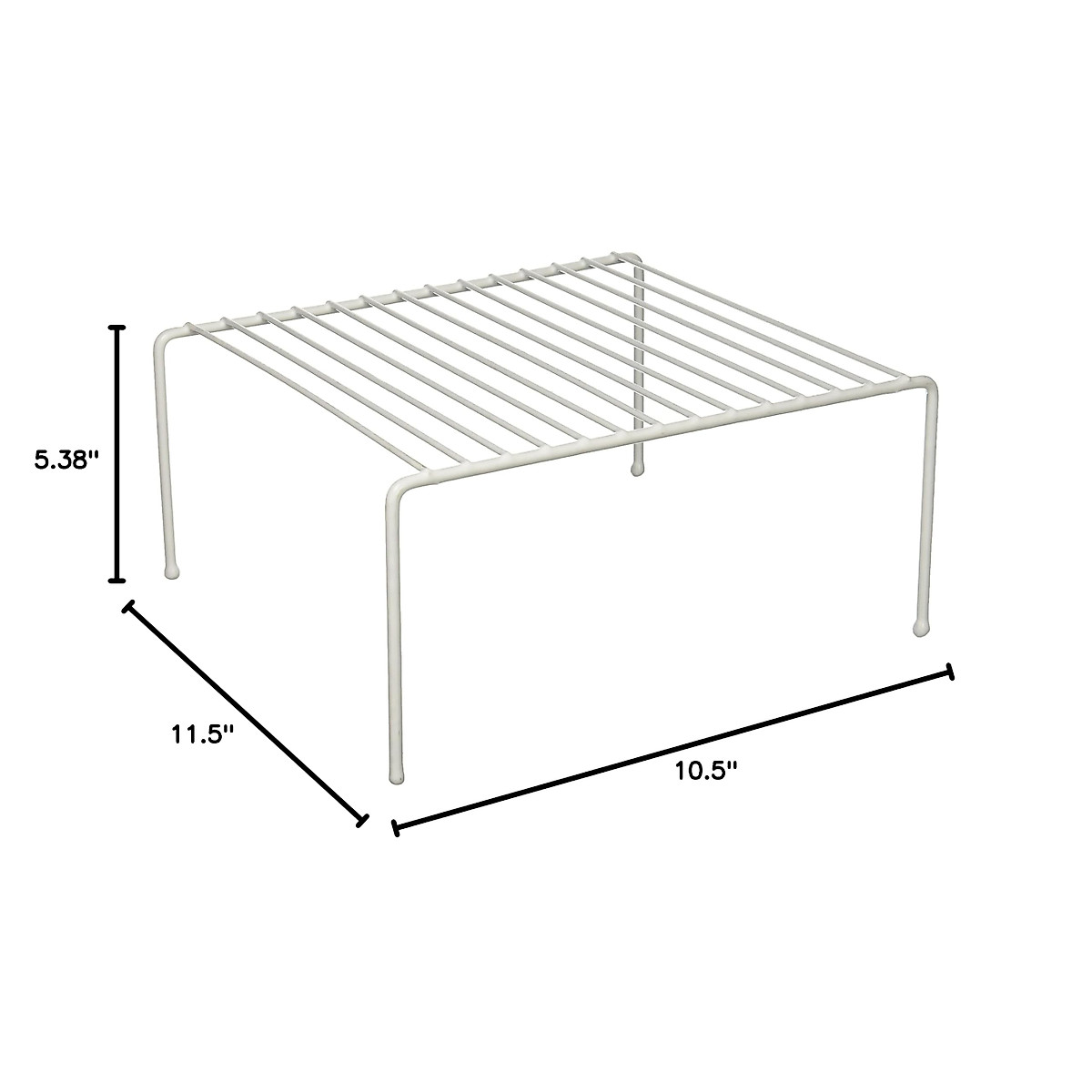 Panacea Grayline 40115, Medium Kitchen Helper Shelf, White