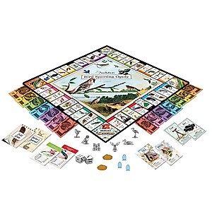 MasterPieces Opoly Board Games - Audubon Opoly - Officially Licensed Board Games for Adults, Kids, & Family