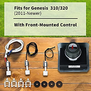 Apromise 7628 Grill Igniter Replacement - Upgraded Grill Igniters for Weber Genesis E/S/EP/CEP 310 320 Series Grills (2011-2016) with Front-Control | 4 Outlets