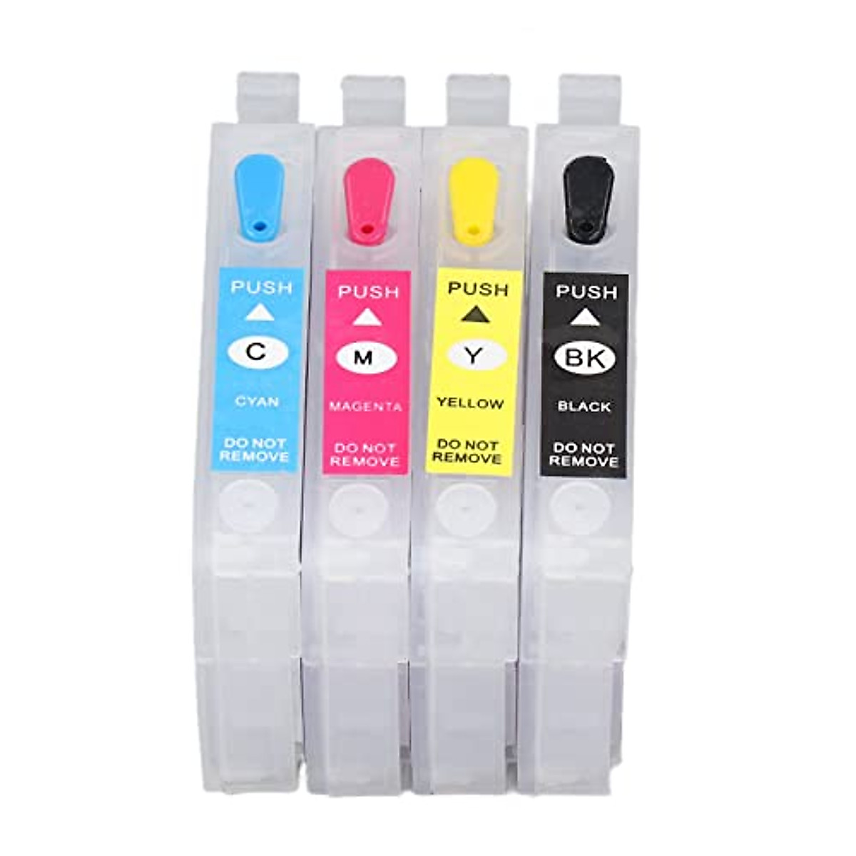 FTVOGUE Ink Cartridge,4 Colors Printing Accessory Part PP for Photo Paper Document (T1401/T1402/T1403/T1404)