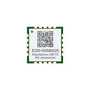 433MHz 470MHz Lora LLCC68 Wireless RF Module E220-400MM22S Low Power 22dbm Long Distance 6KM Smaller Size Antenna Stamp Holes
