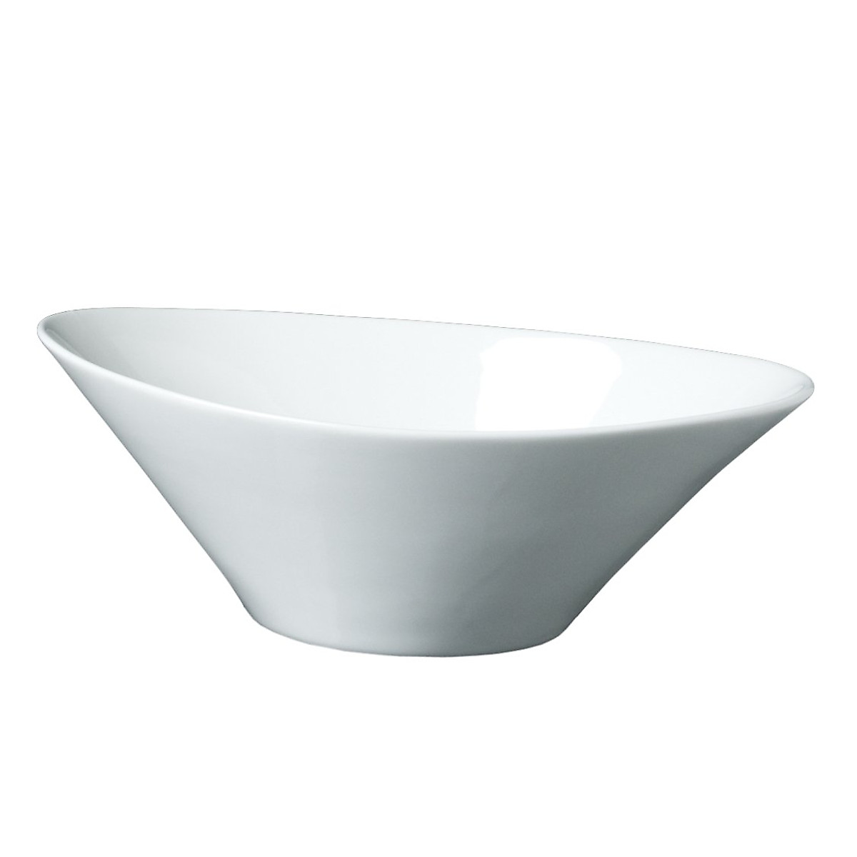 Fortessa Fortaluxe SuperWhite Vitrified China Dinnerware, 8-Inch Oval Serving Bowl, Set of 6