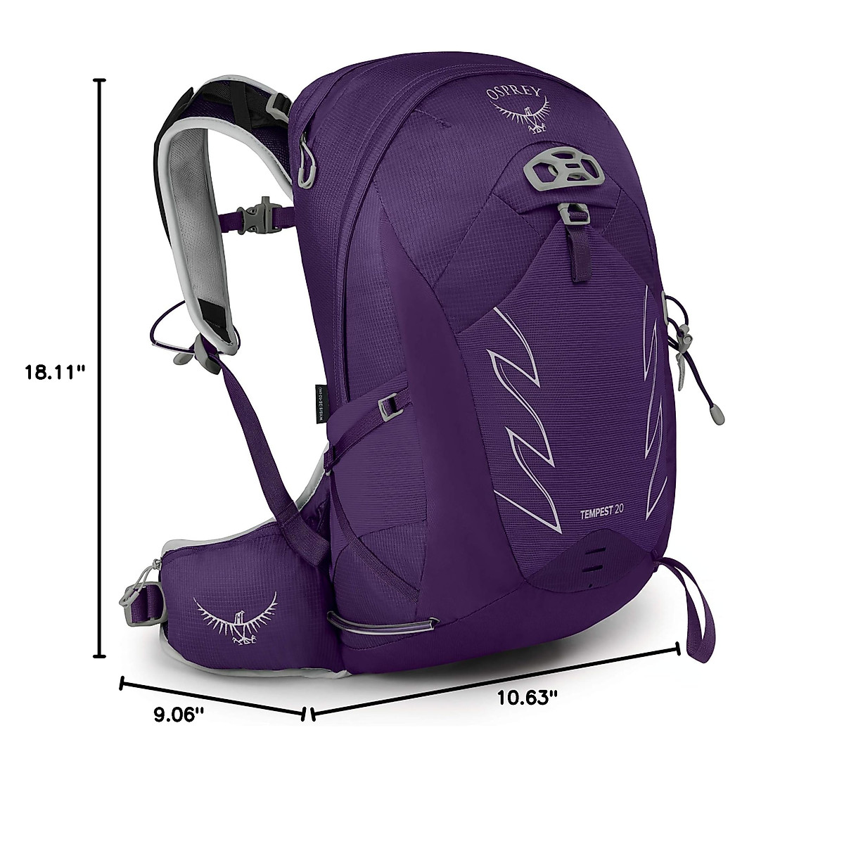 Osprey Tempest 20 Women's Hiking Backpack , Violac Purple, X-Small/Small