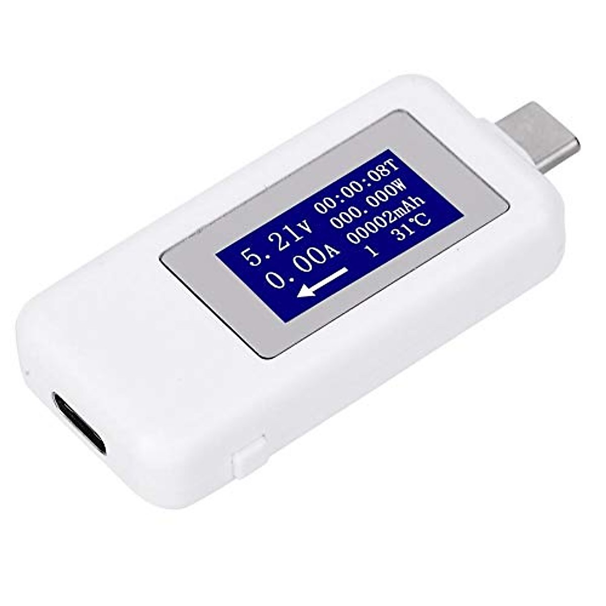 Tester, USB Tests, Accruacy-Built Easy To Use for Usb Type-C Usb Home Use Computer(white)