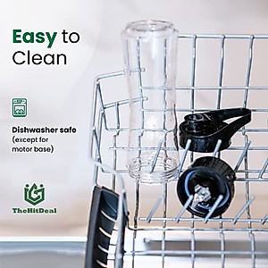 TheHitDeal Personal Blender for Shakes and Smoothies - Bullet Blender with 20 Oz Tritan Cup, 300W Power, One Button Operation, Portable Blender, Travel Cup