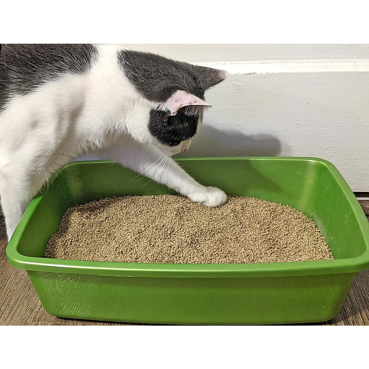 SPOT by Ethical Products – Dr Bales One Source 100% Natural Cat Litter from Yuca Root/Cassava - 2X Long Lasting - Dust Free, Odor Controlling Premium Clumping Cat Litter - 4.4lbs - Small (34002)