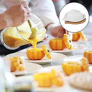 Cabilock Heart Shaped Ceramic Butter Dish with Lid and Bamboo Tray Butter Keeper Container White Food Storage for West East Butter for Home Use