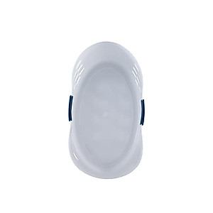 Rubbermaid 1.5 Bushel Capacity Durable Versatile Flex N Carry Portable Flexible Laundry Basket with Convenient Carrying Handles, White