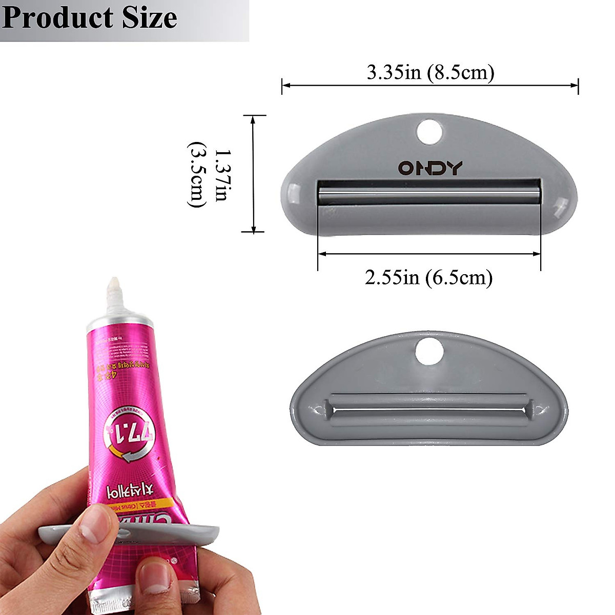 4 Pack Toothpaste Squeezers, Tube Squeezers for Toothpaste, Hand Cream, Polygel Tubes, Paint Tubes, Cosmetics