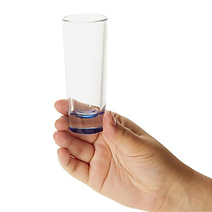 Juvale 24 Pack 2 oz Colorful Shot Glasses Bulk Set for Tequila, Whiskey, Vodka, Liqueurs, 8 Rainbow Colors