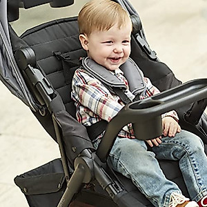 Evenflo Folio3 Stroll & Jog Travel System with LiteMax 35 Infant Car Seat, Skyline