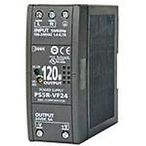 IDEC PS5R-VF24 AC/DC DIN Rail Power Supply, Switching, Adjustable, Fixed, 85 V, 264 V, 120 W, 24 V, 5 A