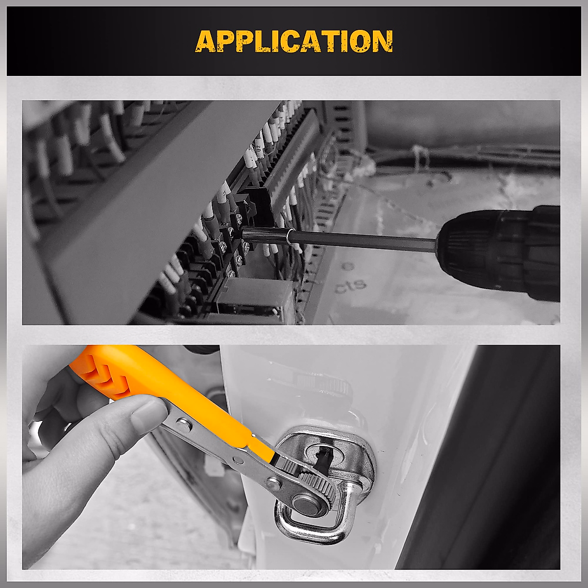 ELEAD 47-Piece Magnetic Nut Driver & Screwdriver Bit Set - Strong Magnetic Nut Drivers for Impact Drill, Power Nut Driver, Screwdriver Bit, Mini Ratcheting Wrench, Drill Bit Extension & Socket Adapter