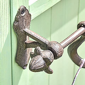 Sungmor Cast Iron Wall Hook, Heavy Duty Metal Coat Rack Wall Mount, Farmhouse Villa Garden Kitchen Balcony Hallway Decorative Hooks for Clothes, Keys, Hand Tools, Mugs, Bags, Umbrella, Sundries