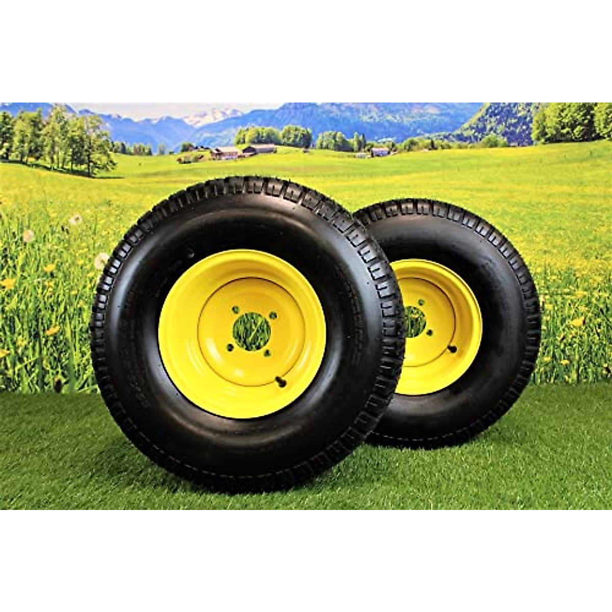 22x9.50-10 Tires & Wheels 4 Ply for Lawn & Garden Mower Turf Tires (Set of 2)