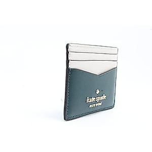 Kate Spade New York Staci Small Slim Card Holder Peacock Sapphire Multi