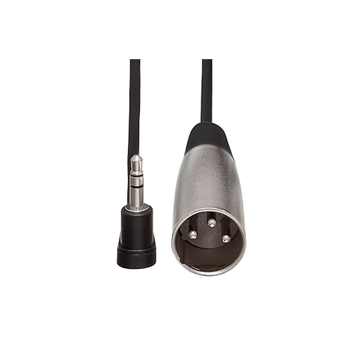 Hosa XVM-110M Right Angle 3.5 mm TRS to XLR3M Microphone Cable, 10 Feet