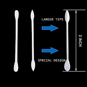 375pcs Precision Cotton Swabs, Double-ended Cotton Buds with Pointed and Flat Tips, Excellent Beauty Tools for Effective Makeup and Personal Care