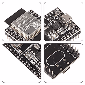 AITRIP 3pcs for ESP32-DevKitC core Board ESP32 Development Board ESP32-WROOM-32D Compatible with Arduino IDE
