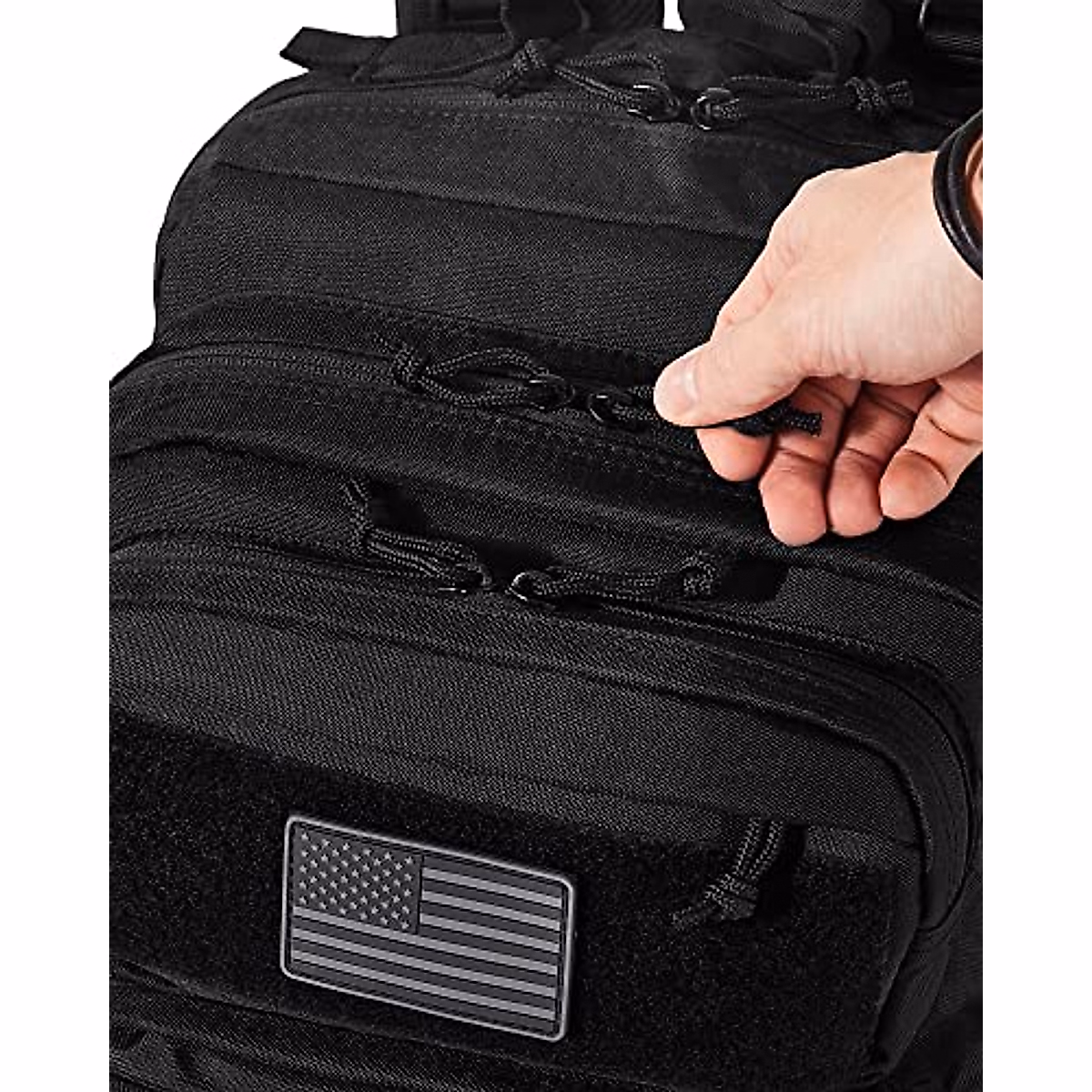 Falko Tactical Backpack - 2.4x Stronger Work & Military Backpack. Water Resistant and Heavy Duty Large Molle Backpack (50L)