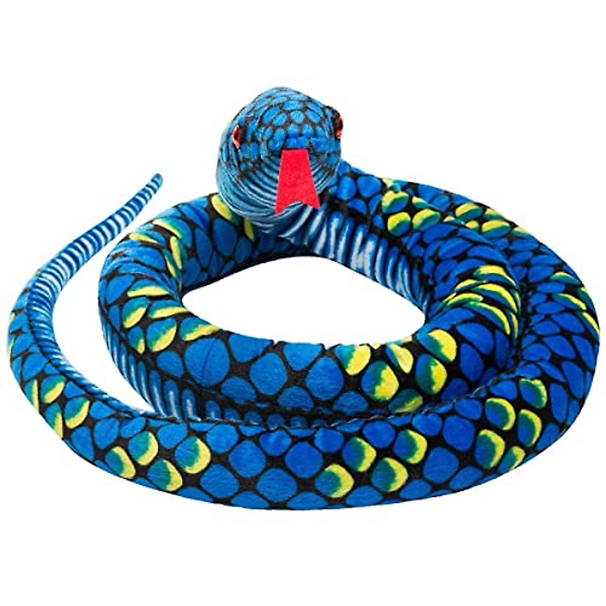 MUOVE Snake Stuffed Animal, Plush Large Snake Realistic Snake Toy, 110 inch Gifts for Kids
