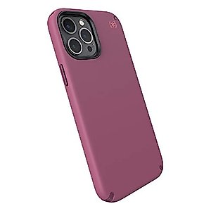 Speck Products Presidio2 PRO iPhone 12 Pro Max Case, Lush Burgundy/Azalea Burgundy/Royal Pink