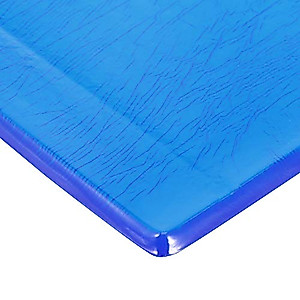F FIERCE CYCLE 25x25x1cm Motorcycle Seat Gel Pad Shock Absorption Mat Comfortable Soft Cushion Blue