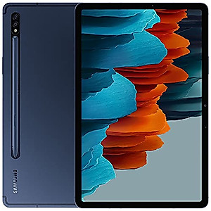 SAMSUNG Galaxy Tab S7 11-inch Android Tablet 128GB Wi-Fi Bluetooth S Pen Fast Charging USB-C Port, Mystic Navy (Renewed)