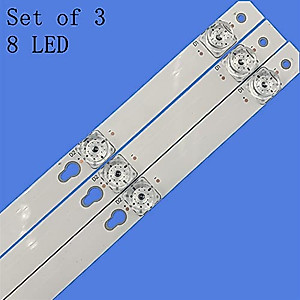MSEURO Led Backlight L43P1-F 4C-LB4308-ZM02J TOT_43D2900_3X8_3030C_d6t-2d1_4S1PX2 Rev.V2 TV 8 Lamps 6V Compatible with TCL D43A810 U43P6046