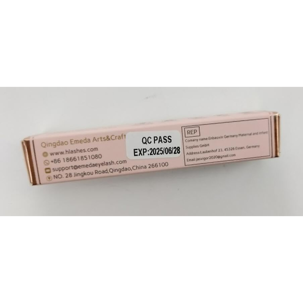 EMEDA Eyelash Glue for False Lashes Super Strong Hold Long Lasting 24H Waterproof Latex Free Best Lash Glue Eyes Strip White Clear Lash Adhesive 5ml 0.17oz