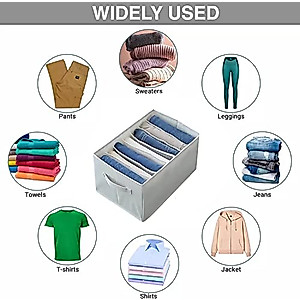 2 Pack Drawer Organizers for Clothing , Clothes Organizer w/ Underwear Organizer , Clothes Organizer for Folded Clothes w/ Space Saving Hangers , Non-Woven Clothing Organizer, Drawer Organizer Clothes