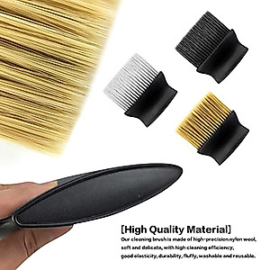 Rsept Car Air Outlet Cleaning Brush,Auto Interior Dust Brush,Long Hair Wide Handle Brushes Car Cleaning Brushe Duster,Soft Detailing Brush Dusting Tool for Car Interior,Air Vents,Dashboard (Yellow)