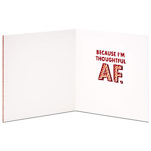 Hallmark Studio Ink Birthday Card (Thoughtful AF)