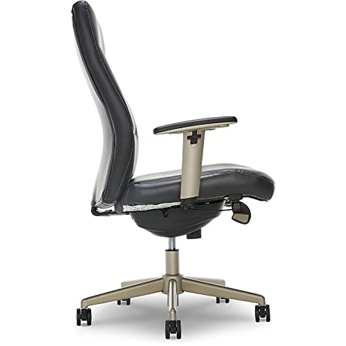 La-Z-Boy Baylor Modern Executive Office Chair, Adjustable Ergonomic Lumbar Support, Black