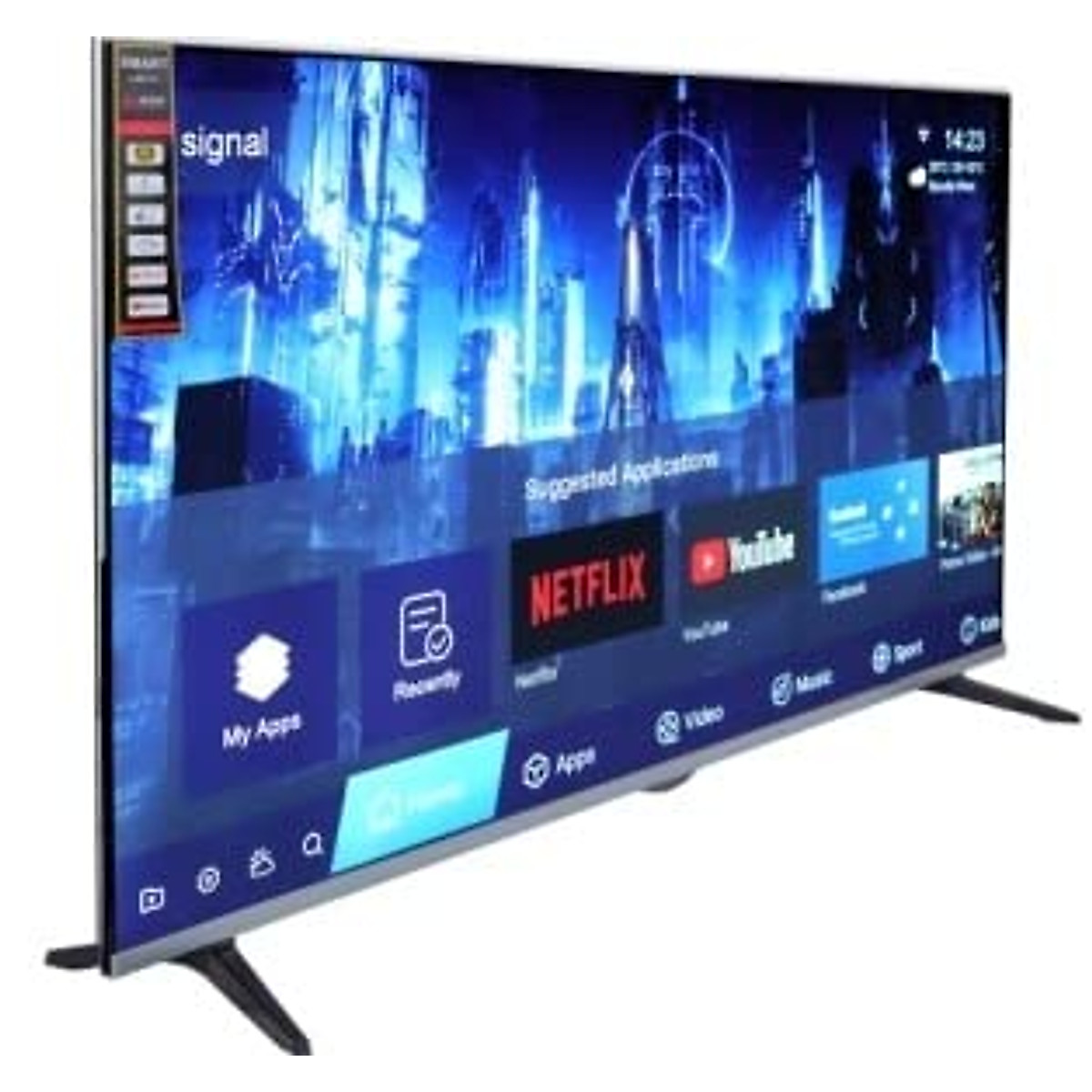 MBC Smart Led TV 40 INCH | 4K LED Smart Android TV | Model No. M4018VS9 (Black)
