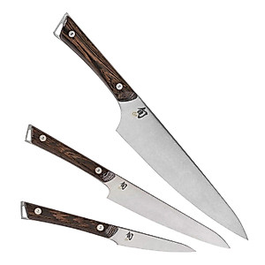 Kanso Shun 3pc 3.5" Paring, 6" Utiltiy & 8" Cook's Starter Knife Set